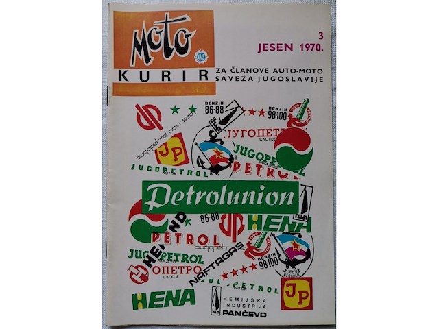 Moto kurir jesen 1970