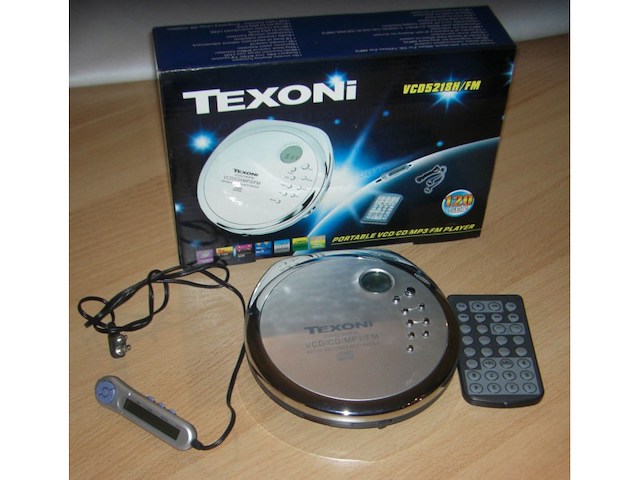 Texoni VCD5218H/FM - video cd mp3 fm daljinski