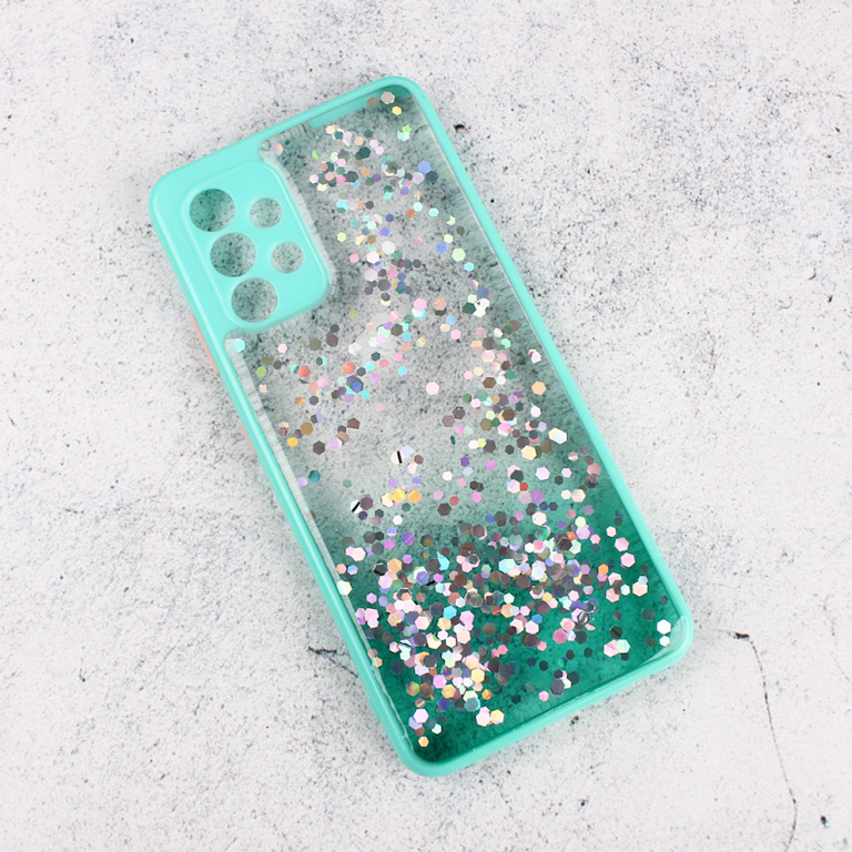 Maska(futrola) Frame Glitter za Samsung A325F Galaxy A32 4G (EU) mint