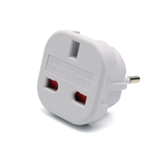 Adapter za punjac engleski beli