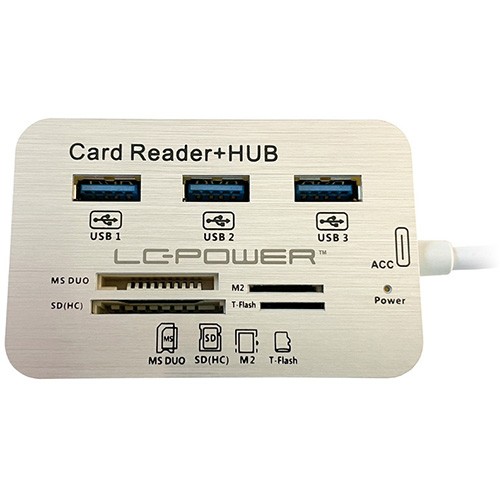 LC POWER EksternI USB Type-C hub | LC-HUB-C-CR