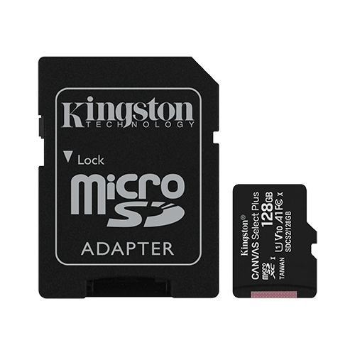 KINGSTON Memorijska kartica MicroSD 128 GB CANVAS SELECT PLUS - SDCS2/128GB -