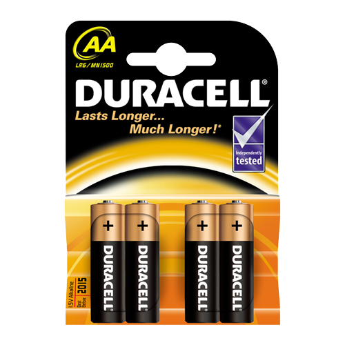 DURACELL Alkalne baterije Basic LR6/MN1500 4/1