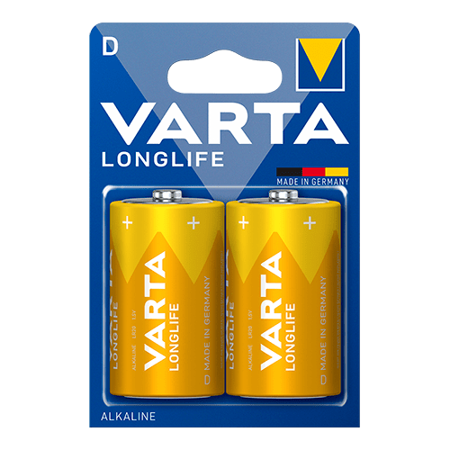VARTA Alkalne baterije Longlife D 2/1