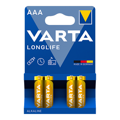 VARTA Alkalna baterija Longlife 4 x AAA