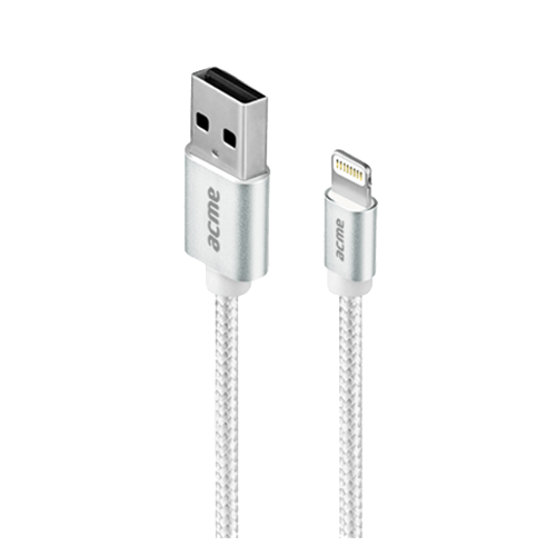 ACME Lightning USB kabl, CB2031S, 1m (Srebrna) - A210457,