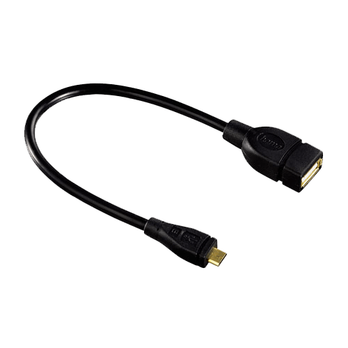 HAMA micro USB OTG kabl, 0.15m (crni) - 78426