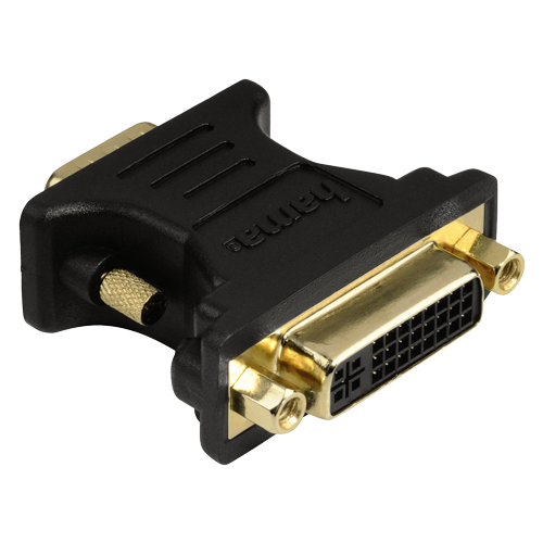 HAMA adapter-konverter VGA na DVI (m/ž) (Crni) pozlaćeni - 45074,
