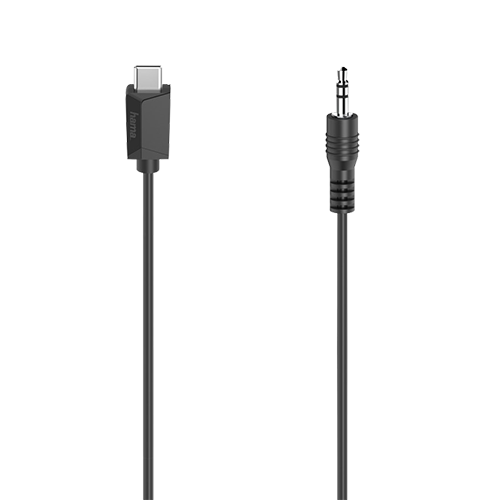 HAMA Aux audio kabl USB-C na 3.5mm, 0.75m (Crna) - 200729