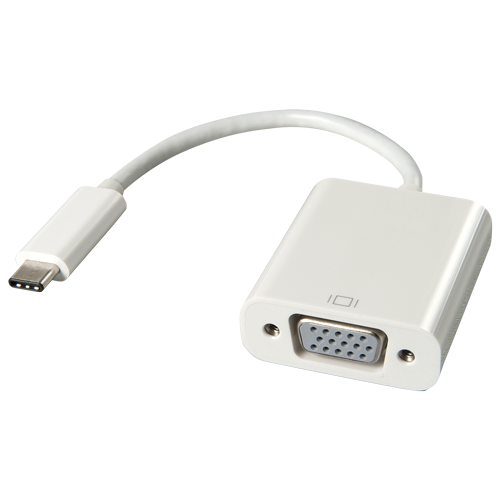 FAST ASIA adapter-konverter USB C 3.1 na VGA (m/ž) (Beli),