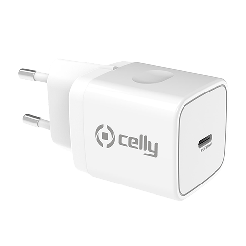 CELLY Punjač (Adapter) USB C (Bela)