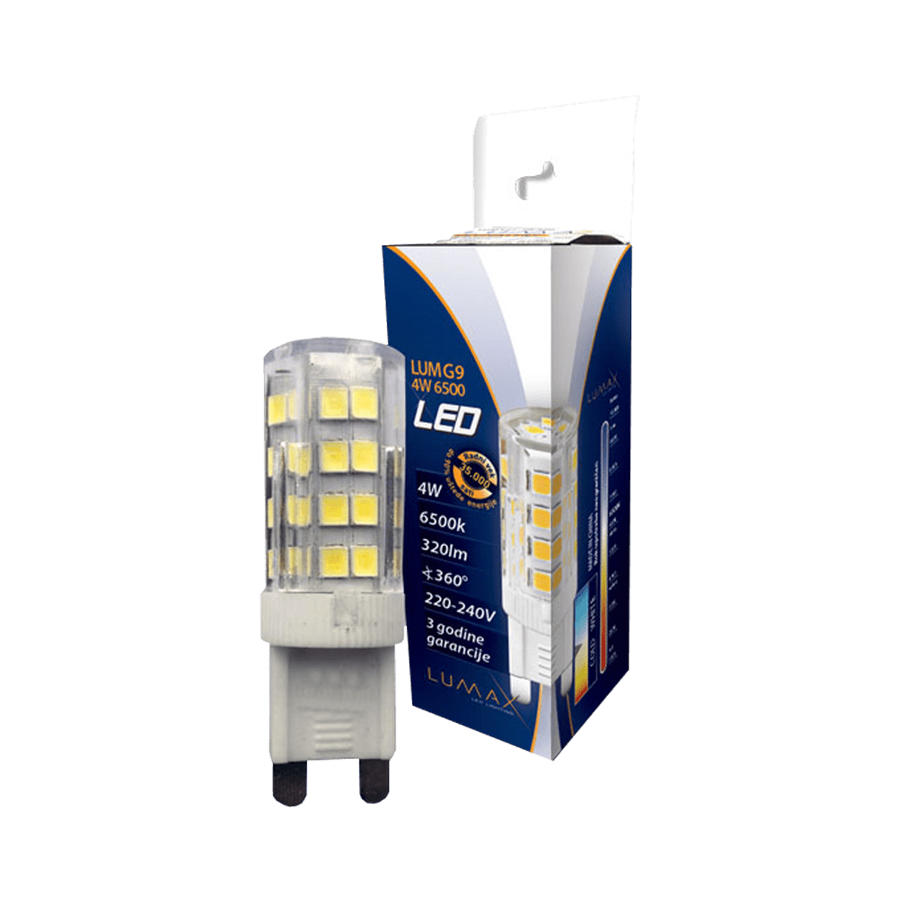 LUMAX LED Sijalica LUMEG9- 4W 6500K 300 lm
