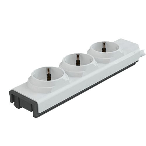 ALLOCACOC Produžni kabl PowerStrip Modular sa tri utičnice