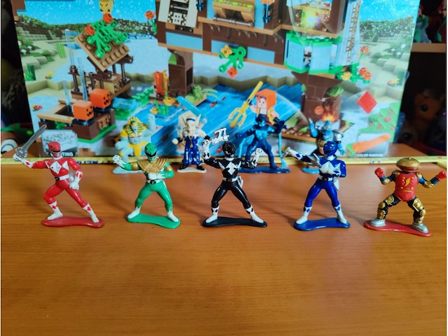 Mocni Rendzeri Power Rangers prva serija 9 figura Banda