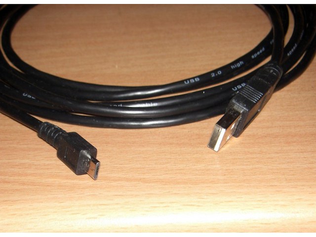 USB A / micro B kabl za mobilne telefone 3 metra