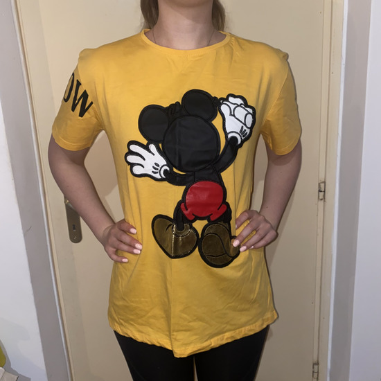 Mickey mouse majica- žuta / M