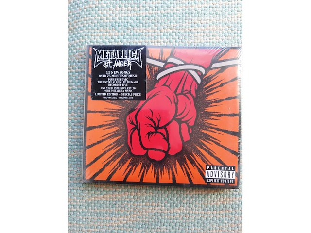 Metallica St anger CD + DVD novo