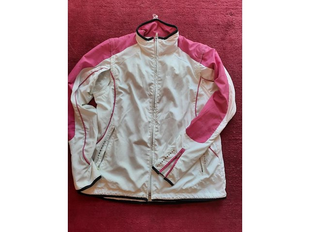 Bela roza jakna sa mrezicom  vel. 40-42