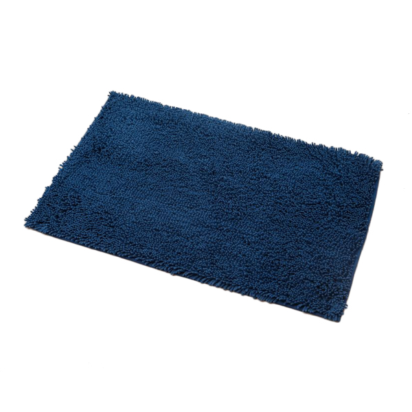 Prostirka za kupatilo 50x80cm mikrofiber mat teget Tendance 7742118