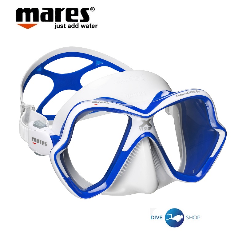 TOP akcija Ronilačka Mares Maska X-VISION LS plavo belo