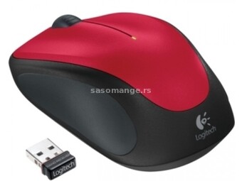 LOGITECH M235 Optical Wireless miš Retail crveni