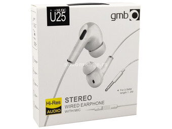 BHP-U25 * Gembird MP3 slusalice sa mikrofonom + volume kontrol (1x3,5mm) ANC (229)