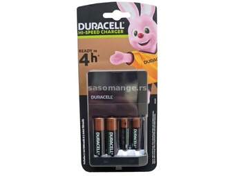 Duracell CEF14 PUNJAC + punjive baterije 2xAA NiMH 1300mAH+ 2xAAA 750mAh( Hi speed 4h, auto-OFF)