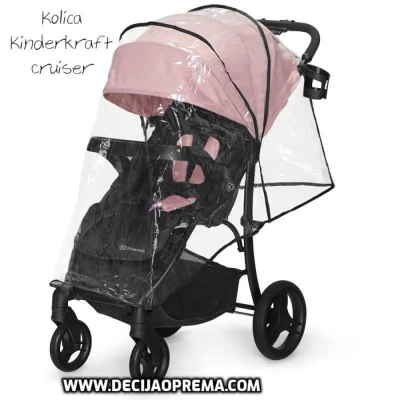 Kolica za bebe Kinderkraft Cruiser Pink