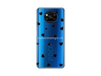 3G Print Skin silikonska maska za telefon Xiaomi Poco X3 NFC Hearts