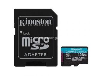 Kingston Canvas Go Plus (SDCG3/128GB) memorijska kartica microSDXC 128GB class 10+adapter