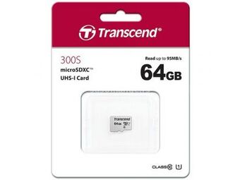 Transcend TS64GUSD300S memorijska kartica micro SDXC 64GB class 10