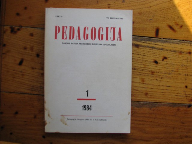 PEDAGOGIJA 1/1984