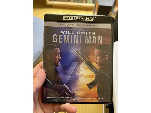 Gemini man 4k UHD na 60fps plus blu ray