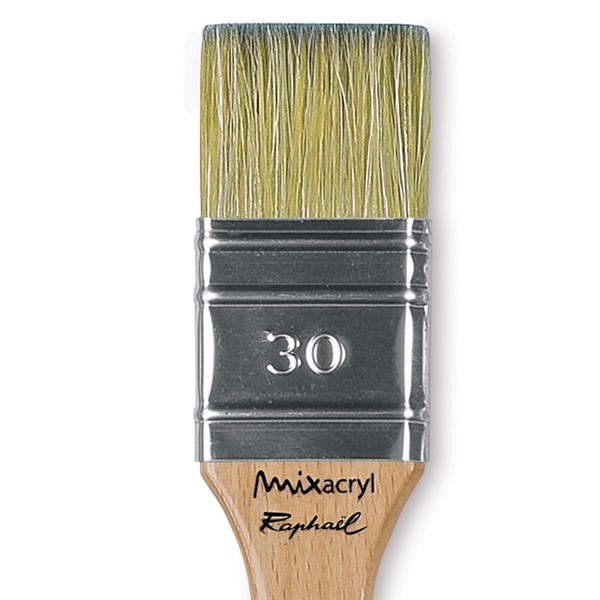 Raphael MIXACRYL (Gesso) Mixacryl multimedia FLAT brush - Size 30