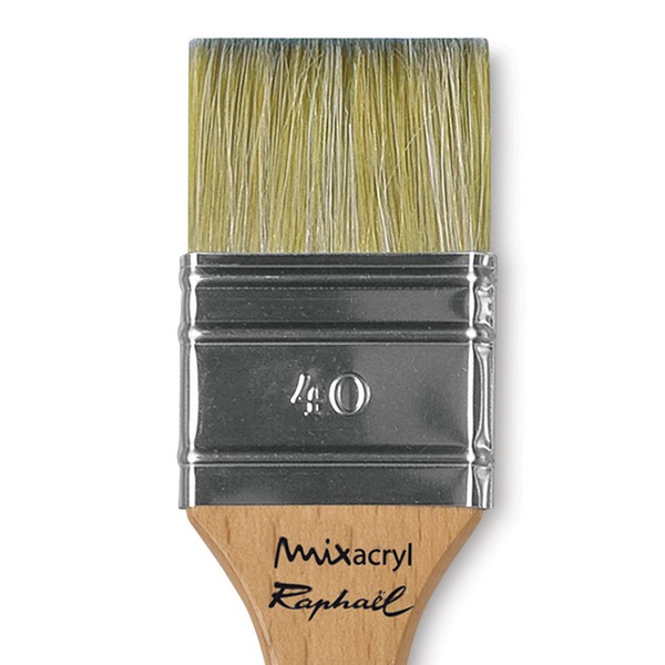 Raphael MIXACRYL (Gesso) Mixacryl multimedia FLAT brush - Size 40
