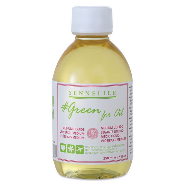 Sennelier Liquid medium 250ml - GREEN FOR OIL