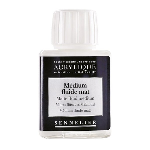 Sennelier Matte fluid medium 75 ml jar