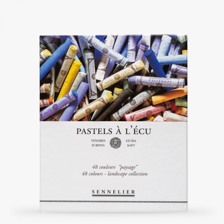 Sennelier Cardboard box 24 pastels "à l’écu" Landscape collection