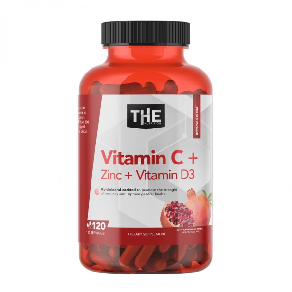 VITAMIN C COMPLEX +D3+CINK THE NUTRITION 120 KAPSULA