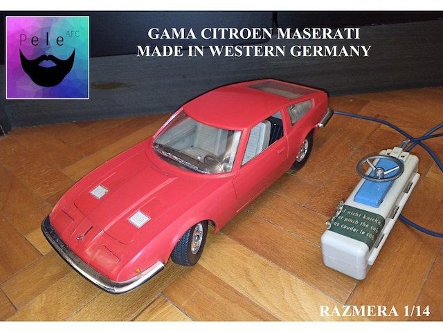 Gama RC Citroen Maserati W.Germany 1970` - RARITET