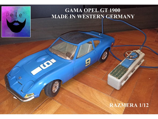 Gama RC Opel GT 1900 W.Germany 1970` - RARITET