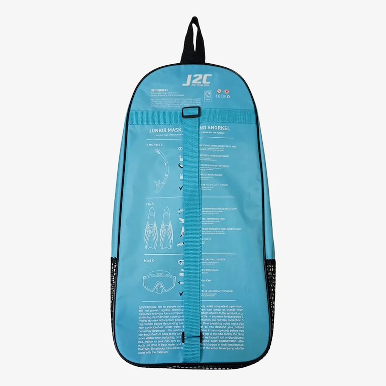 J2C Maska i peraja SET MASK, SNORKEL AND FINS