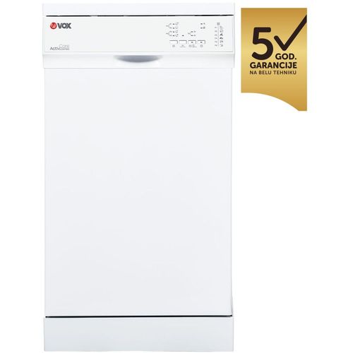 Vox LC10Y15CE mašina za pranje sudova, 10 kompleta, širina 45 cm, bela boja
