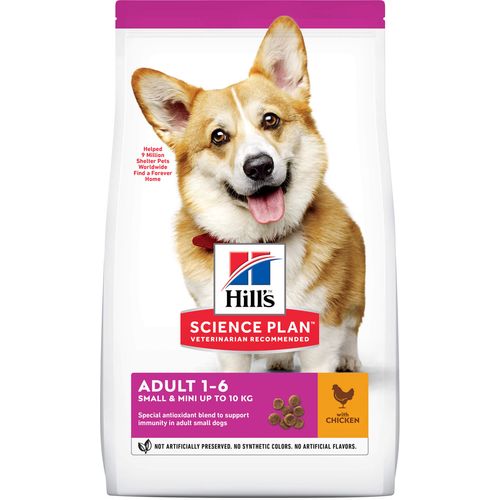 Hill's Science Plan Small & Mini Adult piletina, potpuna suva hrana za odrasle pse malih rasa 10kg