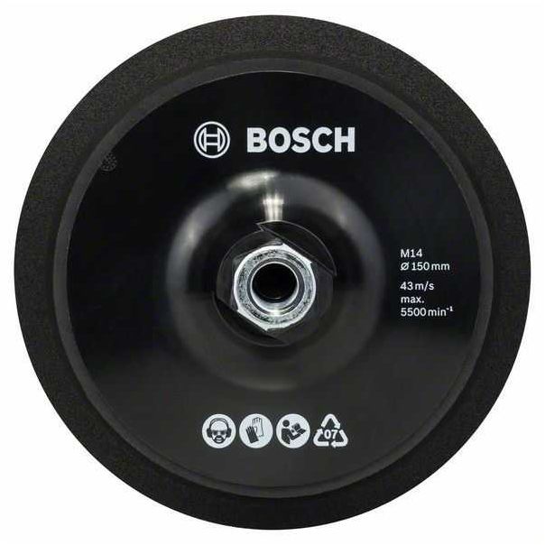 BOSCH Potporni tanjir M14, Ø 150 mm, sa sistemom prihvata na čičak 2608612027, Prečnik 150 mm