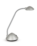 Stona lampa LED MAUL "arc" srebrna