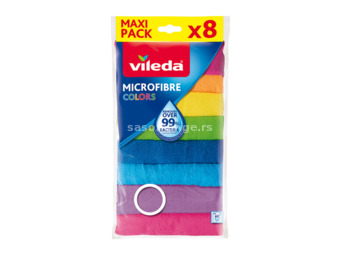 Vileda višenamenska krpa Microfibre Colors 8/1