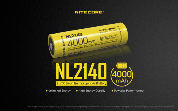 Baterija Nitecore NL2140 4000mAh
Baterija Nitecore NL2140 4000mAh