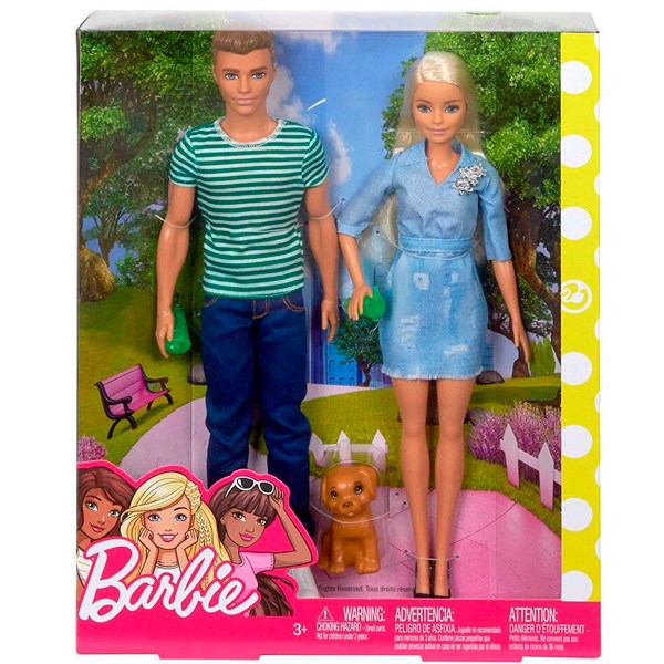 Barbie i Ken sa psom