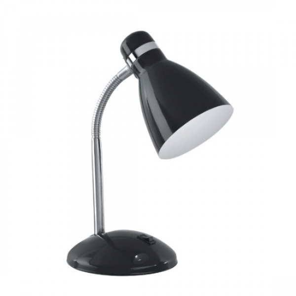 STUDIO stona lampa, metal, H350, 1X60W E27, crna